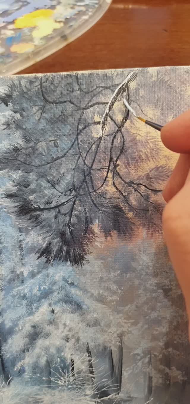 Лесная зима