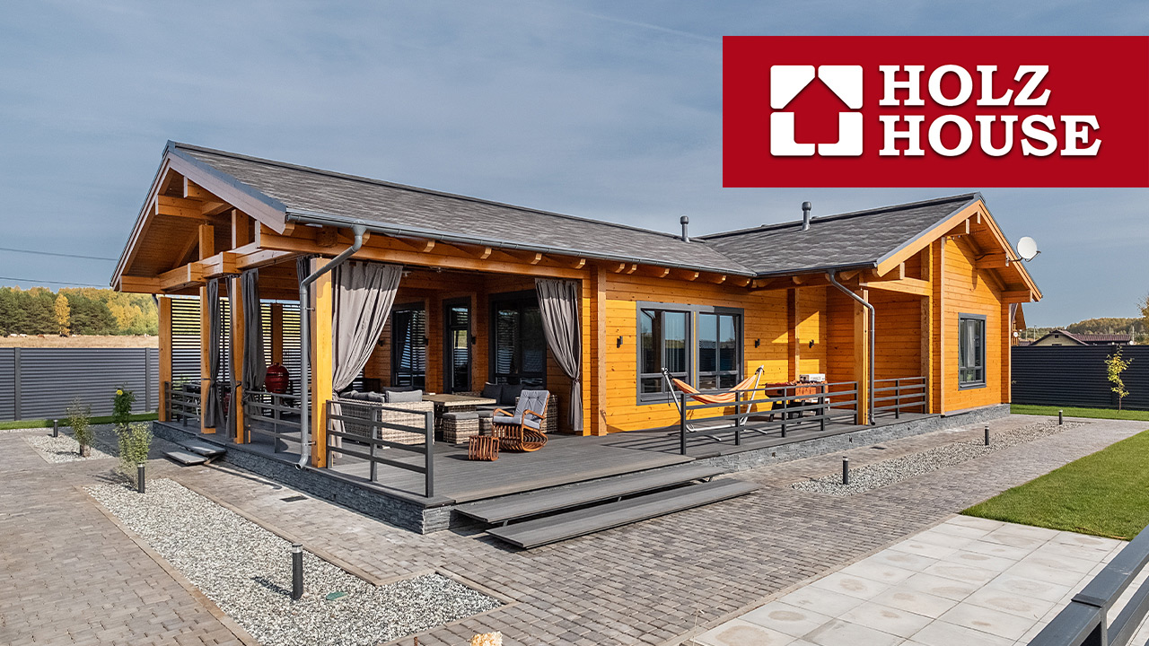 Дом из клееного бруса "Веллингтон"