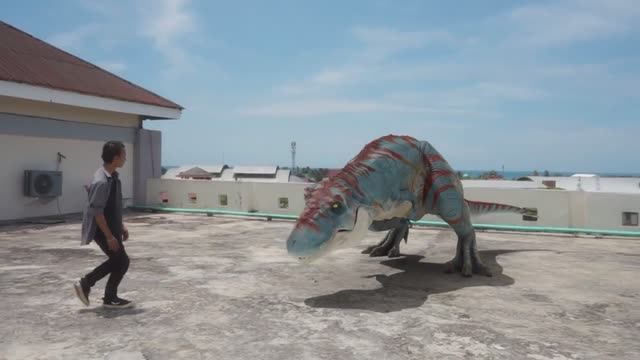 Tutorial Membuat VFX Dinosaurus seperti Film JURASIC PARK di Blender Dan After Effect