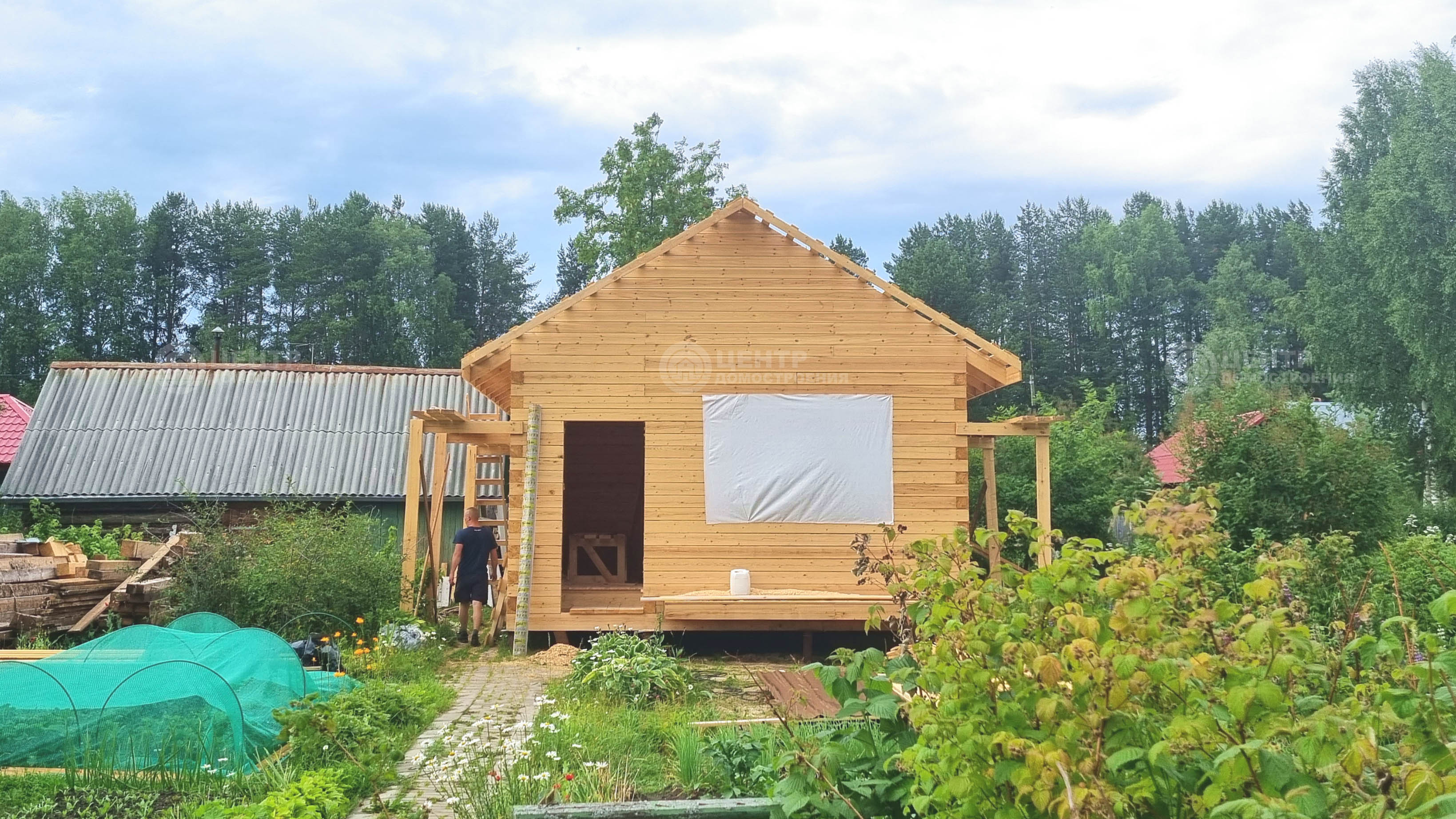 Строительство дачного дома из бруса и его внутренняя отделка в Сыктывкаре от Центр Домостроения