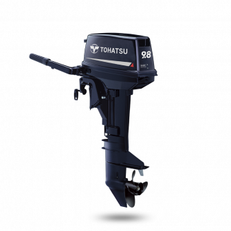 Лодочный мотор Tohatsu M 9.8 B S + Ривьера 3200 НДНД, распаковка и первый спуск на воду