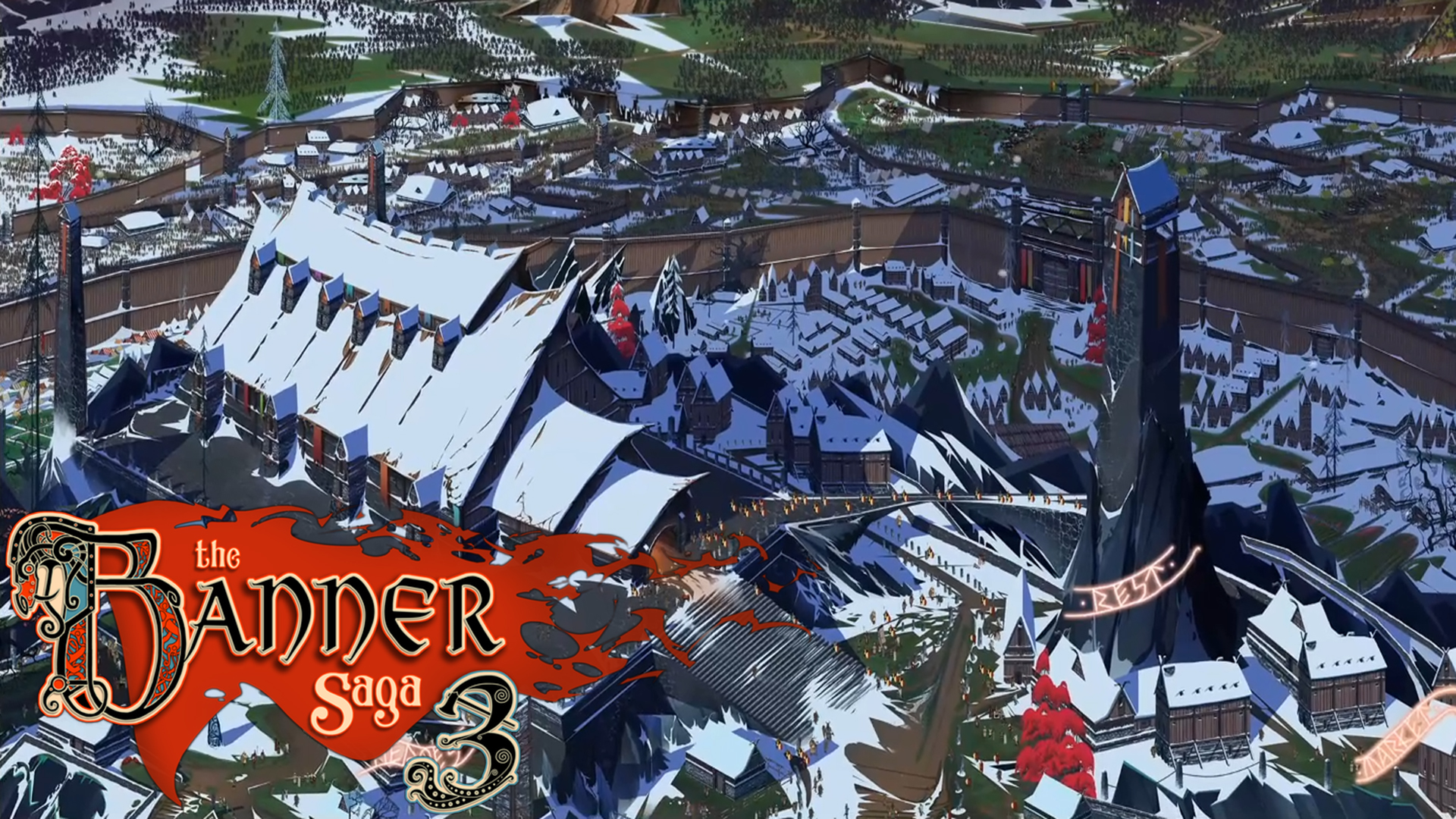 Нападение драгов. The Banner Saga 3 #17.