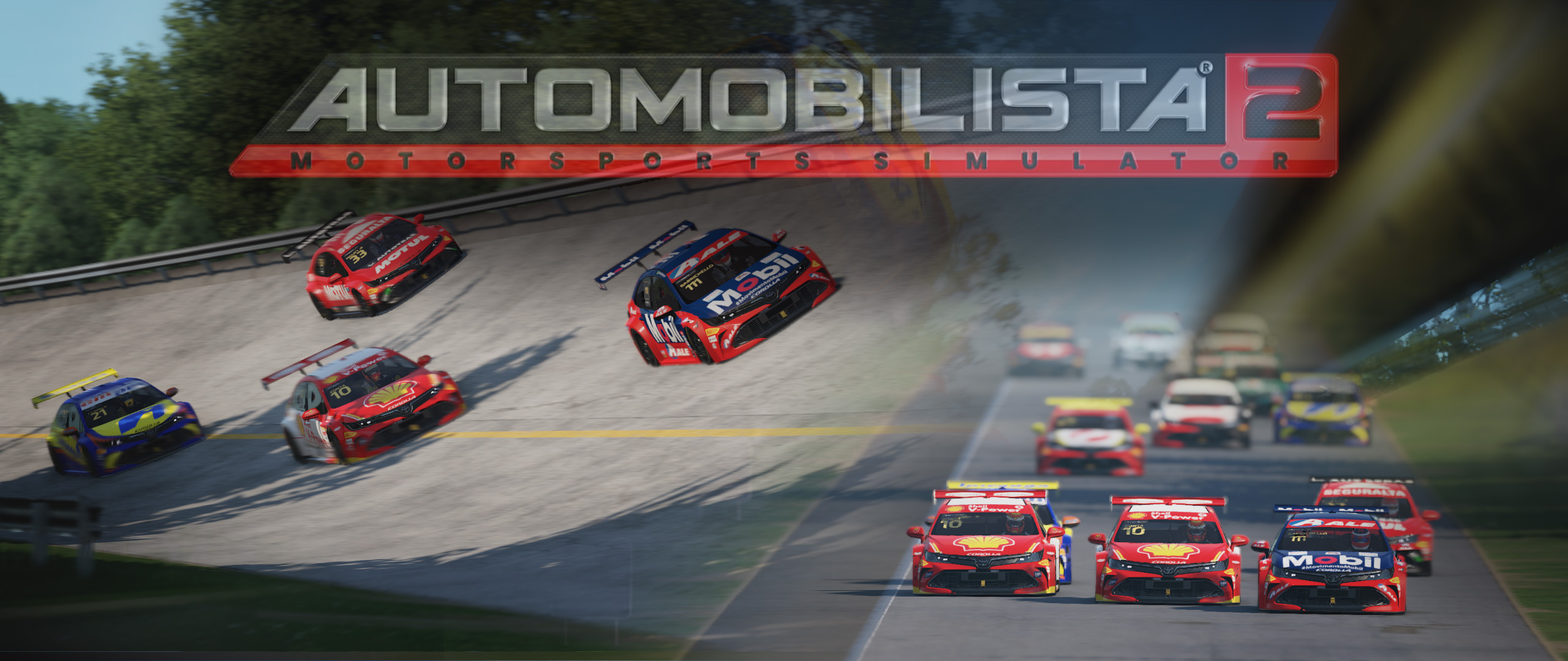 Automobilista 2 - Круг по старой Монце 1971 г. с бэнкигом | Monza 1971 | Moza R5 | WFHD