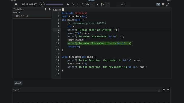 Pass pointers to functions
