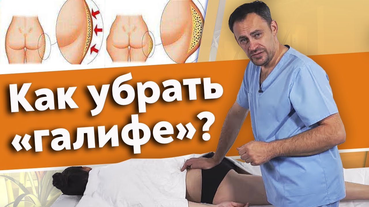 Массажные движения для бедер |  Как убрать ГАЛИФЕ на бедрах ?