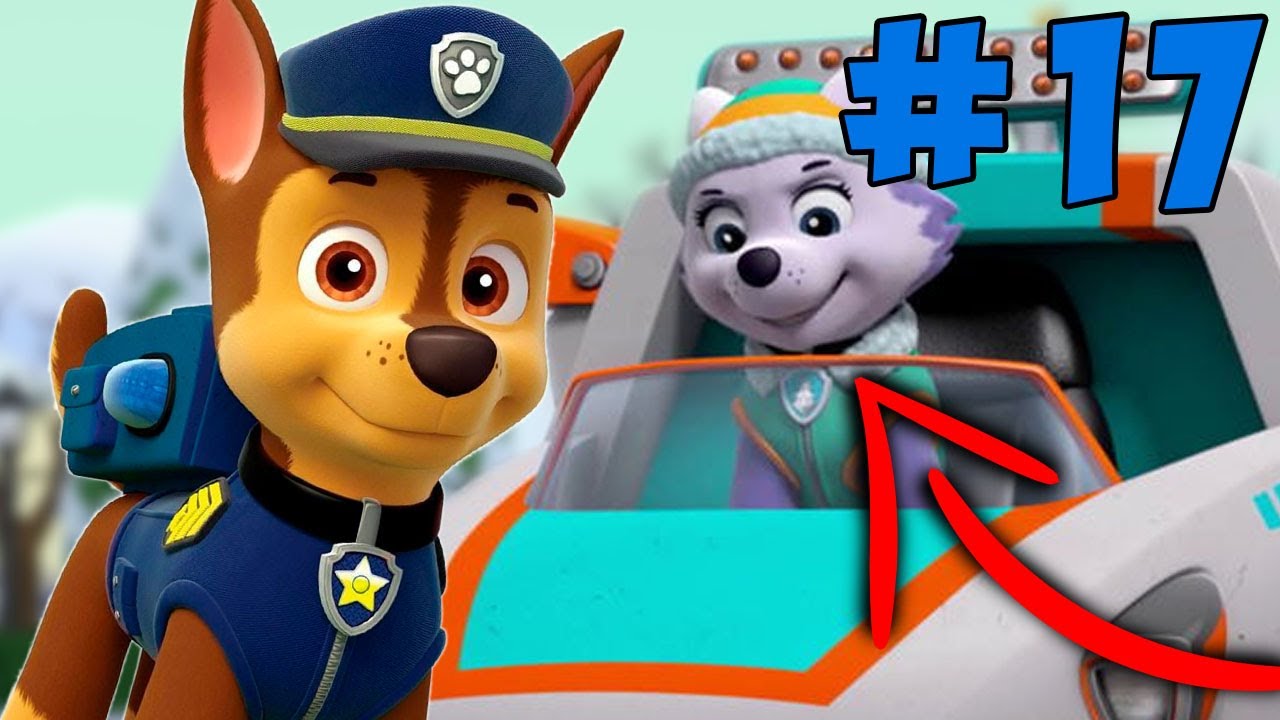 Щенячий патруль Гончик и Эверест 17 серия.  Мультики для детей. Прохождение игры
