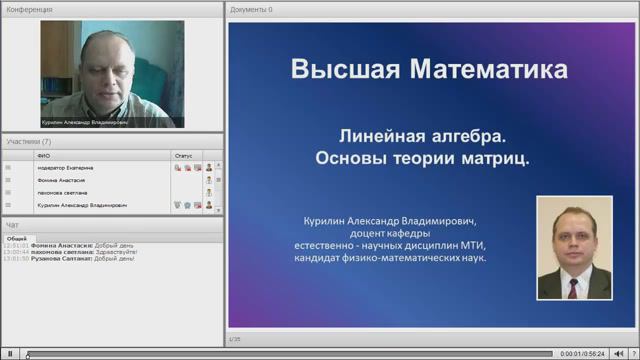 Основы теории матриц