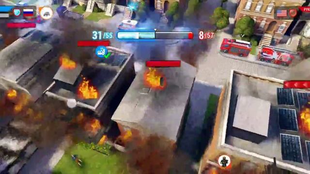 Горит целый квартал! — Row of houses on fire! — EMERGENCY HQ 1vs1