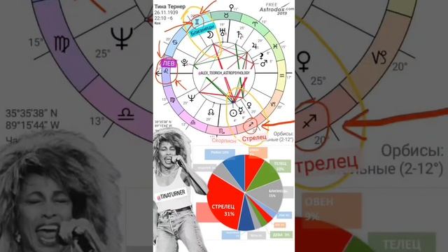 Тина Тёрнер. Баланс энергий. Астропсихология
