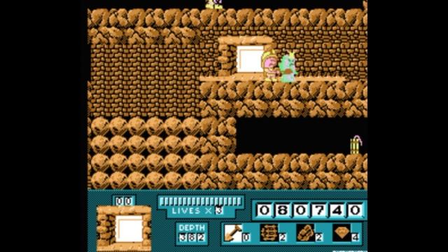 Dendy (Famicom,Nintendo,Nes) 8-bit Digger The Legend of the Lost City Cavern 3 Прохождение