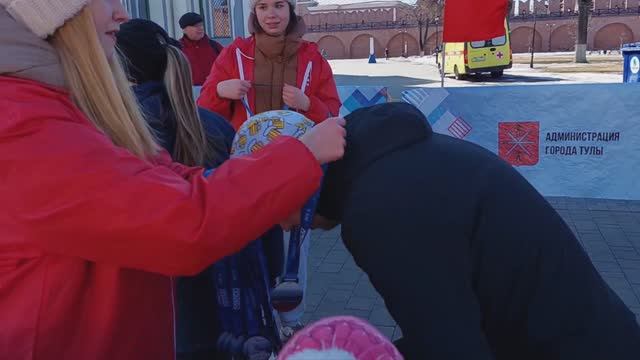 Первые финалисты марафона на 5 км. Фестиваль «Крымская весна» 2023.