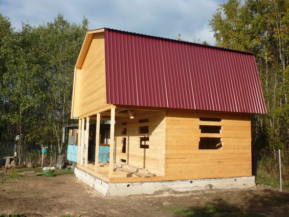 Дом за 10 дней. Этапы стройки(обзор.ч2).