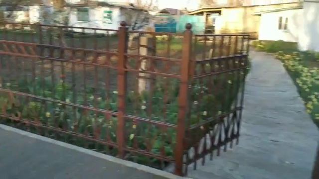 Женя на Анином велосипеде едет по дорожке. Видео.mp4