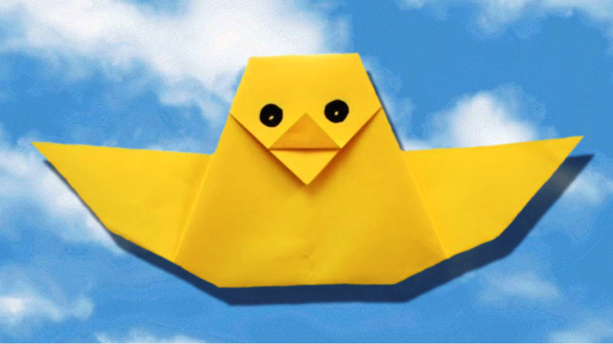 ОРИГАМИ легко: ? Симпатичный Птенец ?