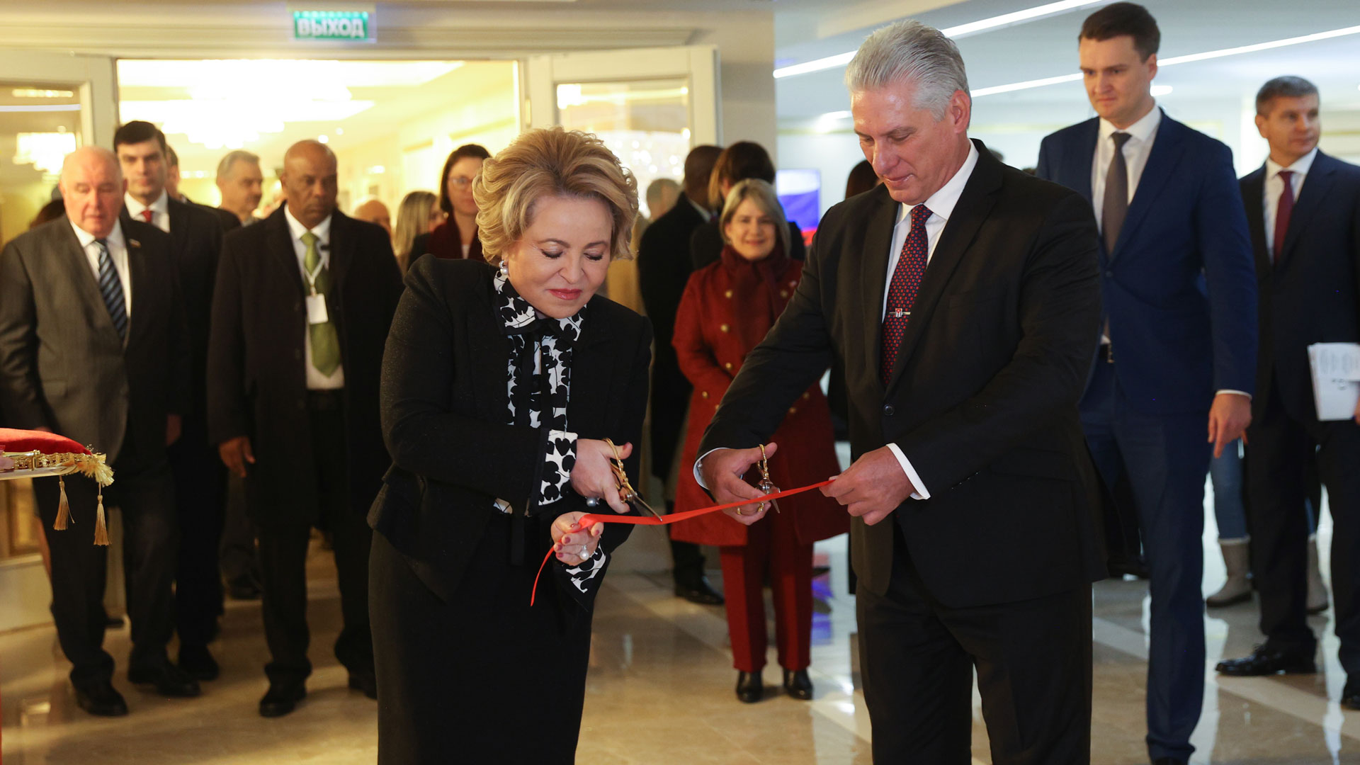 Встреча Председателя Совета Федерации Валентины Матвиенко с Президентом Республики Куба Мигелем Диас