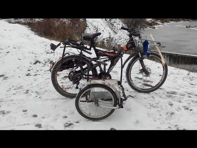 Боковой прицеп для велосипеда