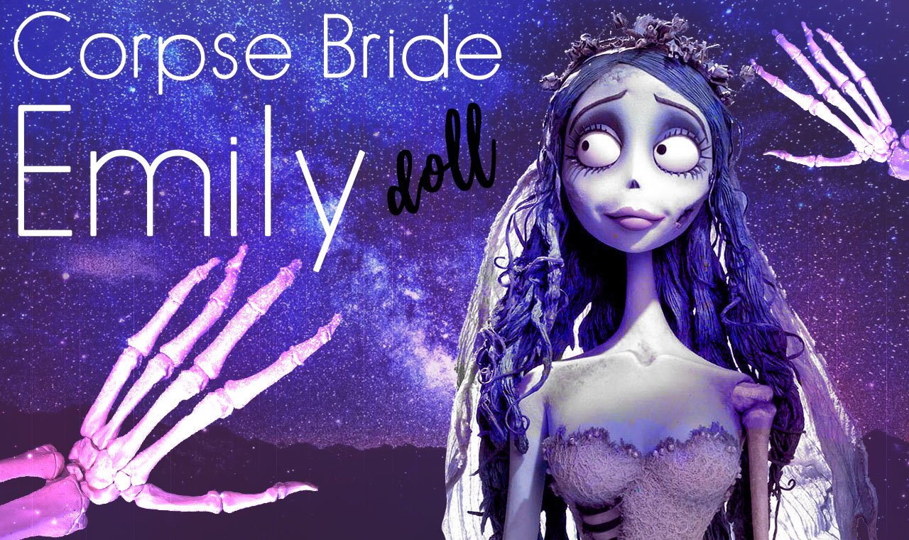 Corpse Bride doll / Шарнирная кукла Эмили "Труп невесты" (часть 3)