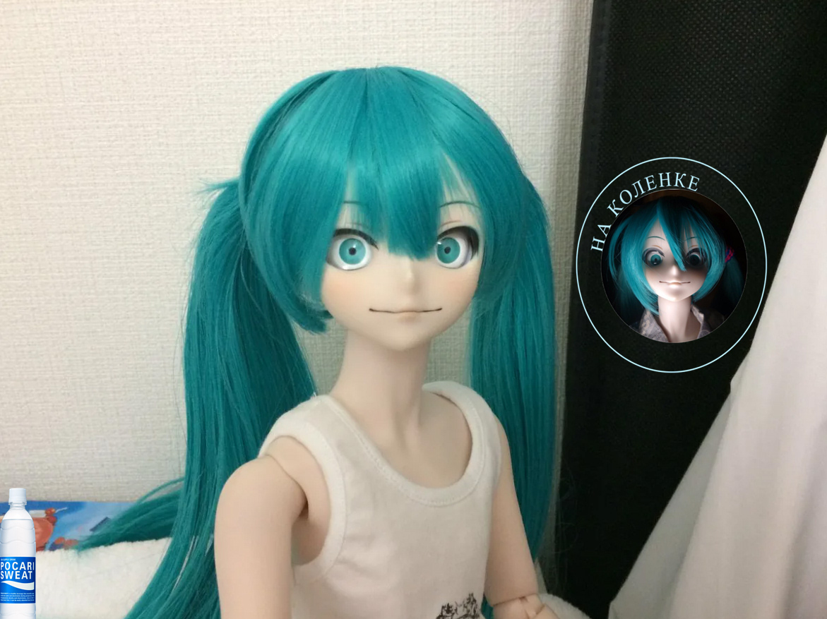 На Коленке #1 | Обзор Визуальной Новеллы: "Miku 24/7".mp4