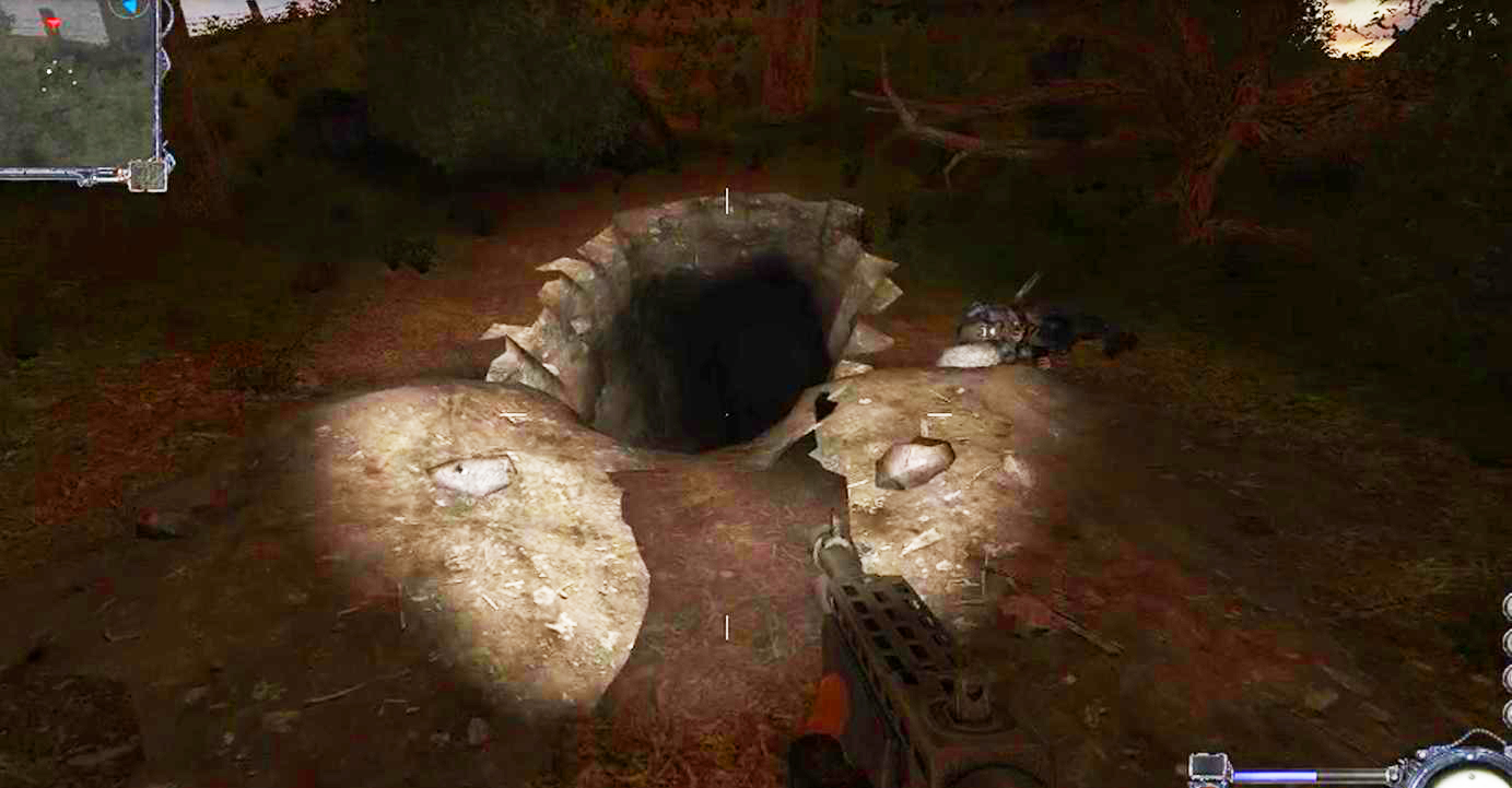 S.T.A.L.K.E.R.: Чистое небо.Агропром нора.