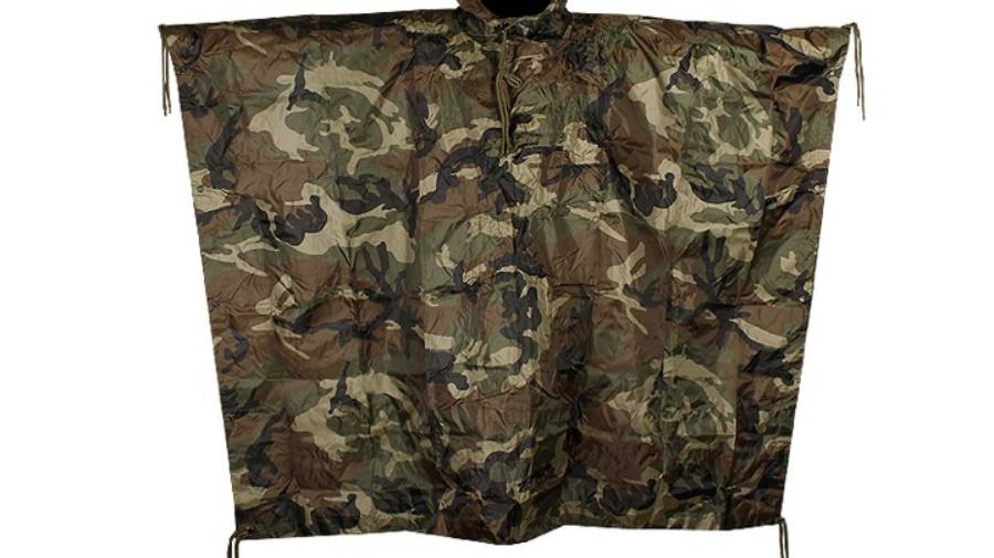 Пончо как укрытие