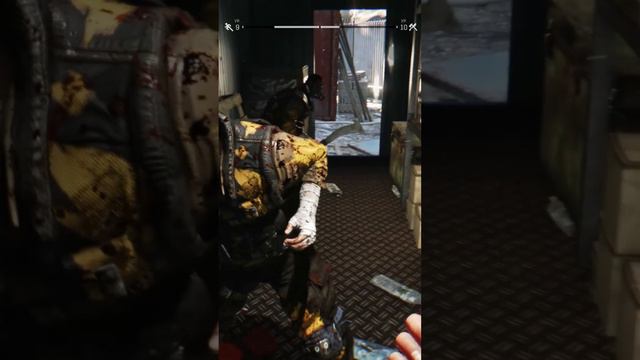 Тяжко драться в таком тесном пространстве #dyinglight #zombie #gameplay