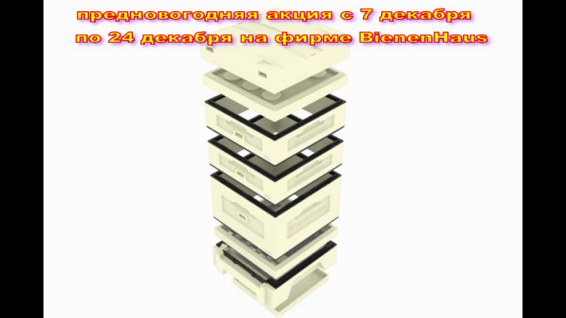 предновогодняя акция с 7 декабря  по 24 декабря на фирме BienenHaus, 10% скидка, бесплатная доставка