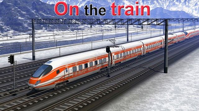 Английский онлайн бесплатно. Предлоги ON на транспорте.