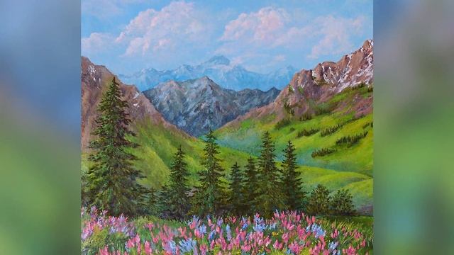 ''Уголок Красоты и Величия'' 2023г (авторская,холст,масло)