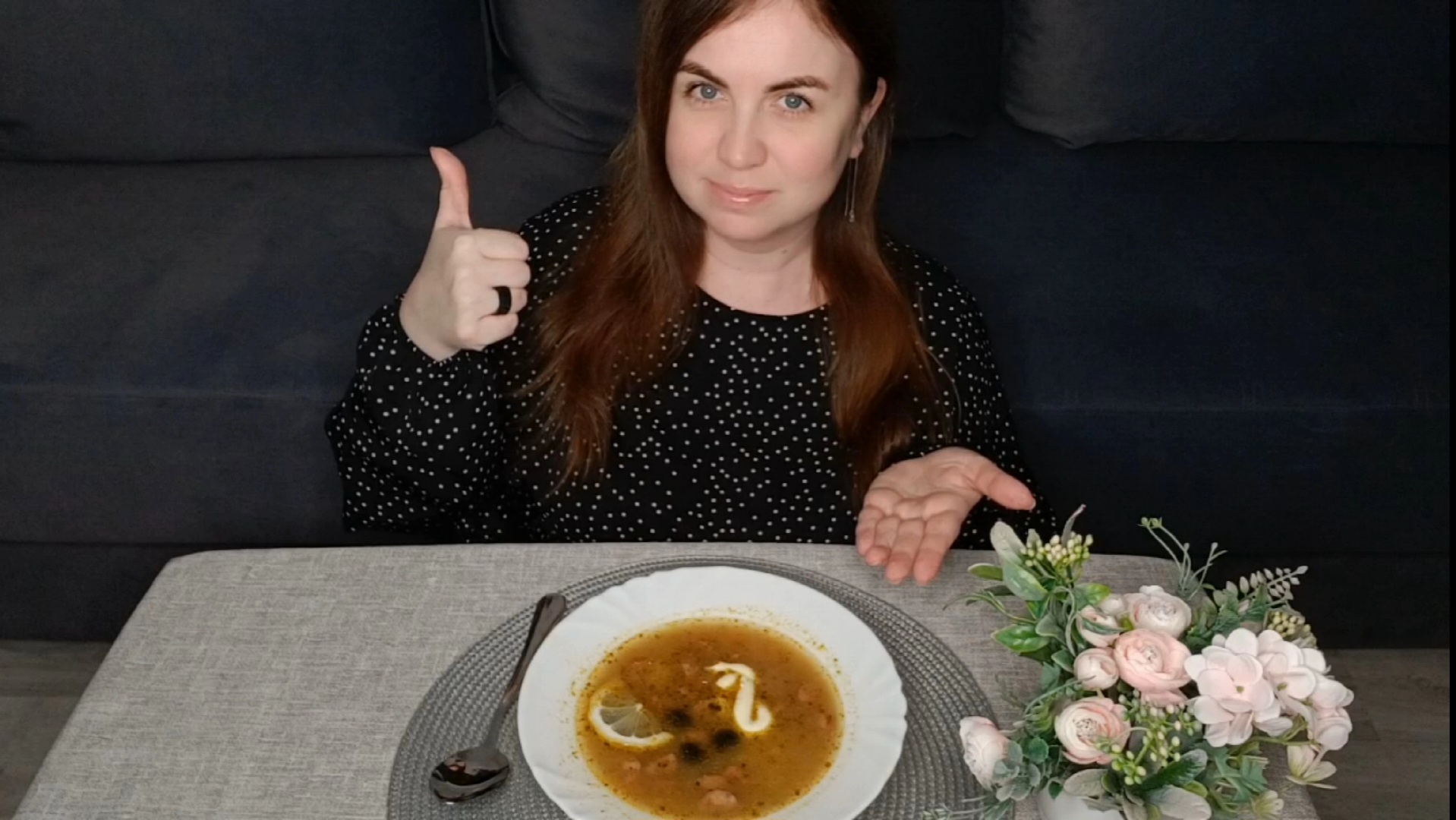 Мукбанг Согревающая солянка. Это то, что нужно в морозный день.