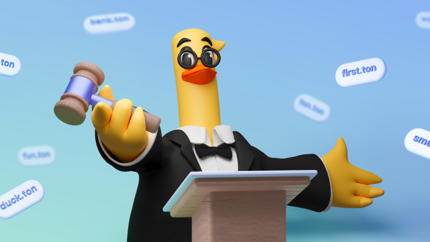 Покупка домена .ton