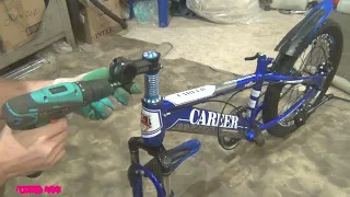 Детский велосипед CAREER  с колесами на 20_  сборка из коробки