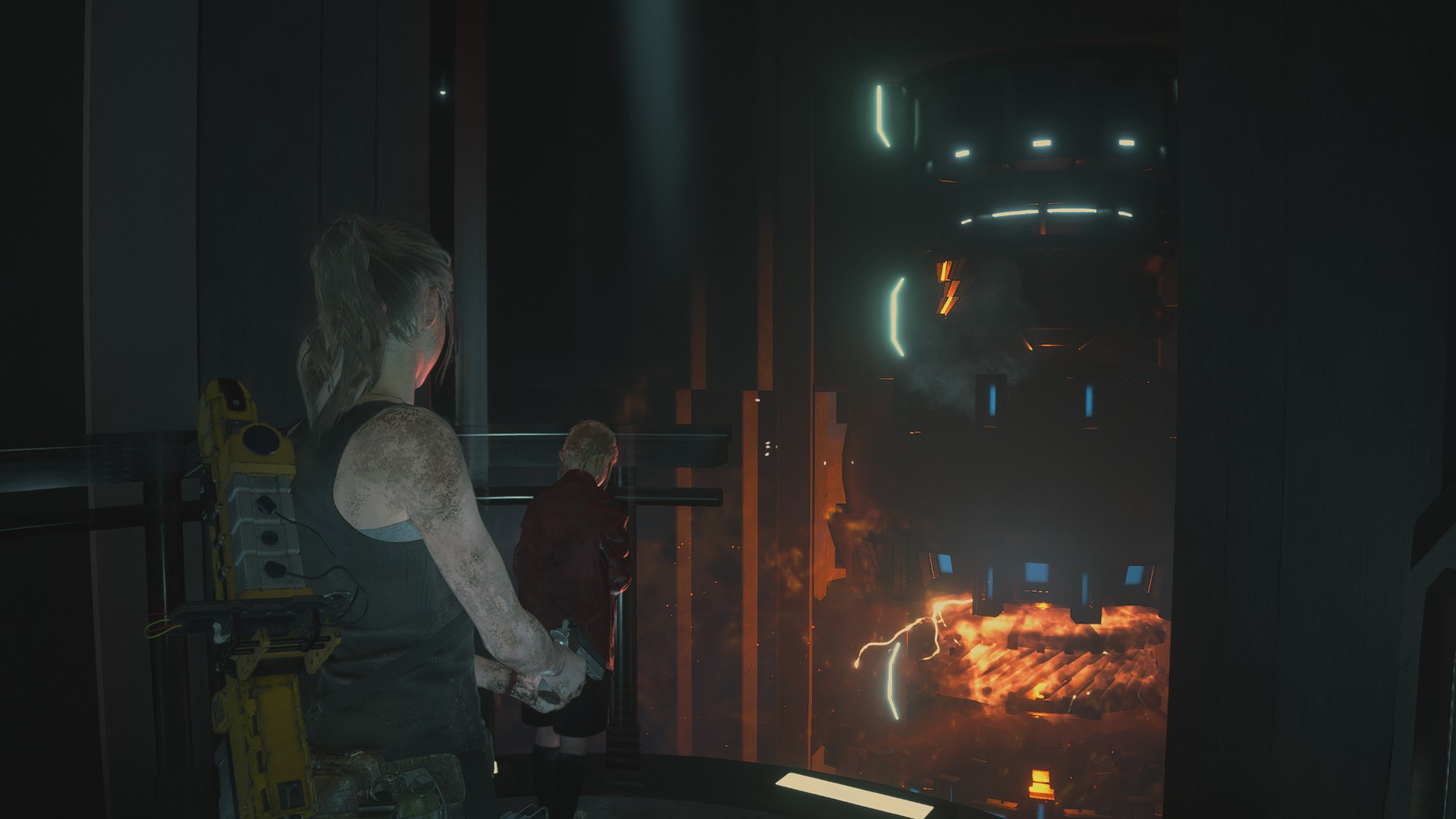 Resident Evil 2 Remake Claire Redfield. Scenery A. Part10. Финальная битва. Встречаем Леона. Финал.