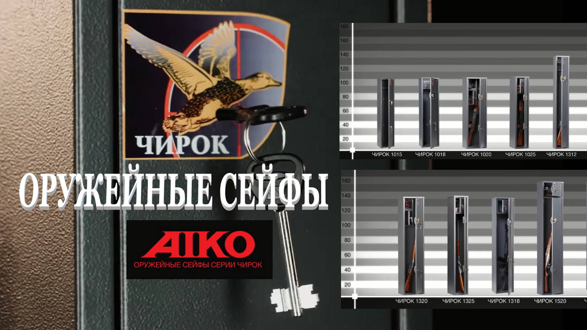 Оружейные сейфы Чирок ТМ Aiko в Крыму