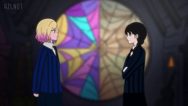 Wednesday vs Enid Animation - If Wednesday was an Anime 3