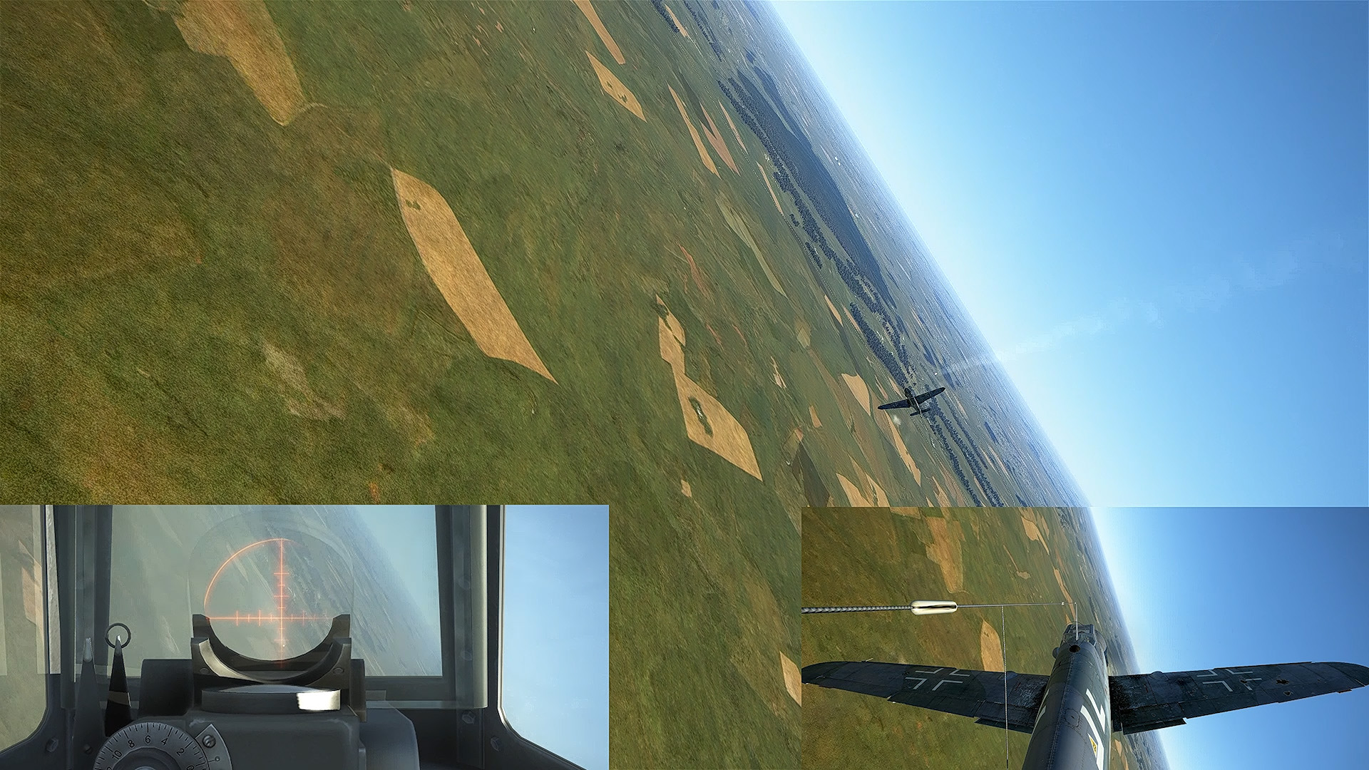 Воздушный бой 2 Як-1Б Х 2 Bf-109 G6. Симулятор IL-2 Sturmovik Great Battles.