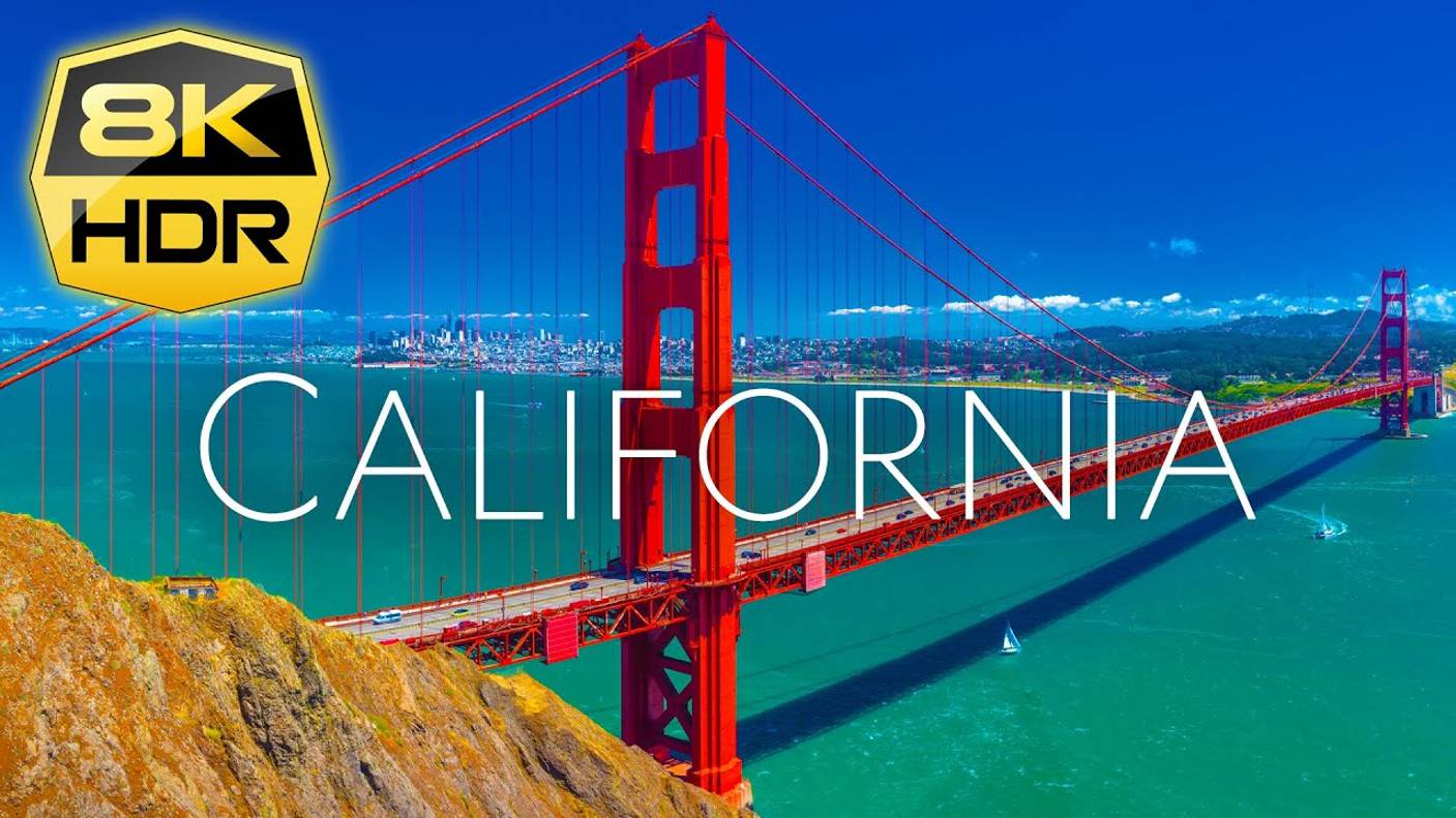 Калифорния Видео с Дрона 8K HDR Ultra HD