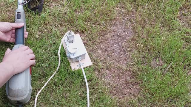 Электрокоса с регулировкой оборотов