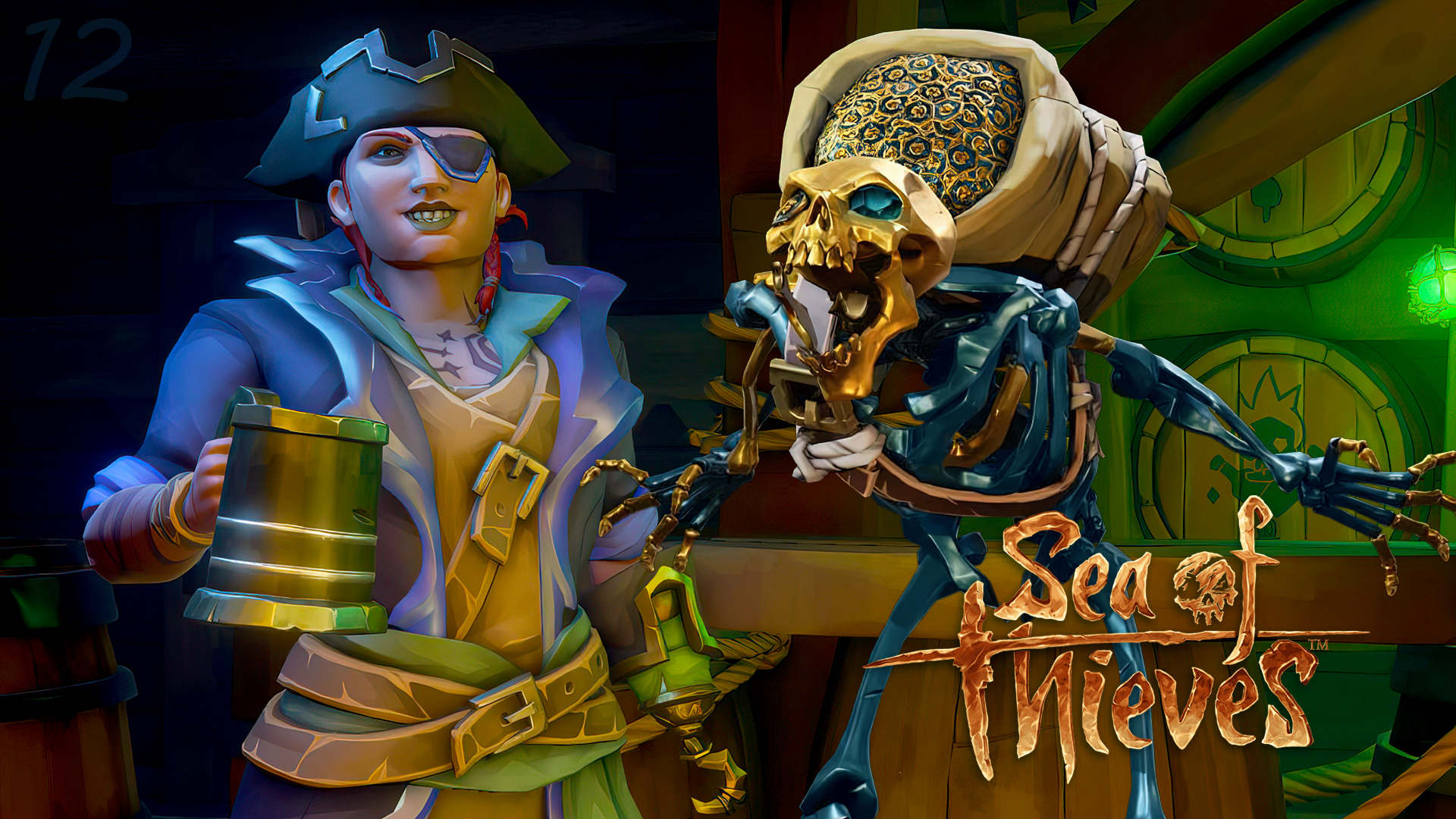 Встретились с Древними скелетами! Повышаем репутацию – Sea of Thieves #12