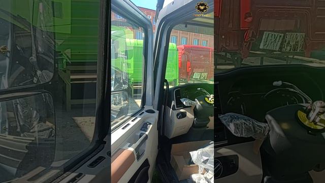 Обзор кабины в сборе на Самосвал Shacman X5000 (рестайлинг) под Weichai