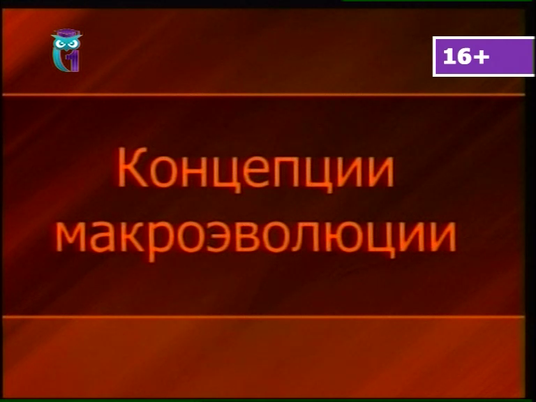 Эволюционное учение. Концепции макроэволюции
