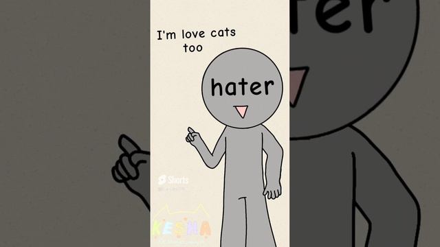 I love cat_smiling critters and my oc_#youtube #flipaclip #shorts #animation #capcut