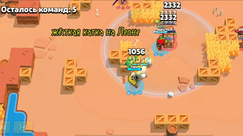 жёсткая  катка на Леоне (нулс)