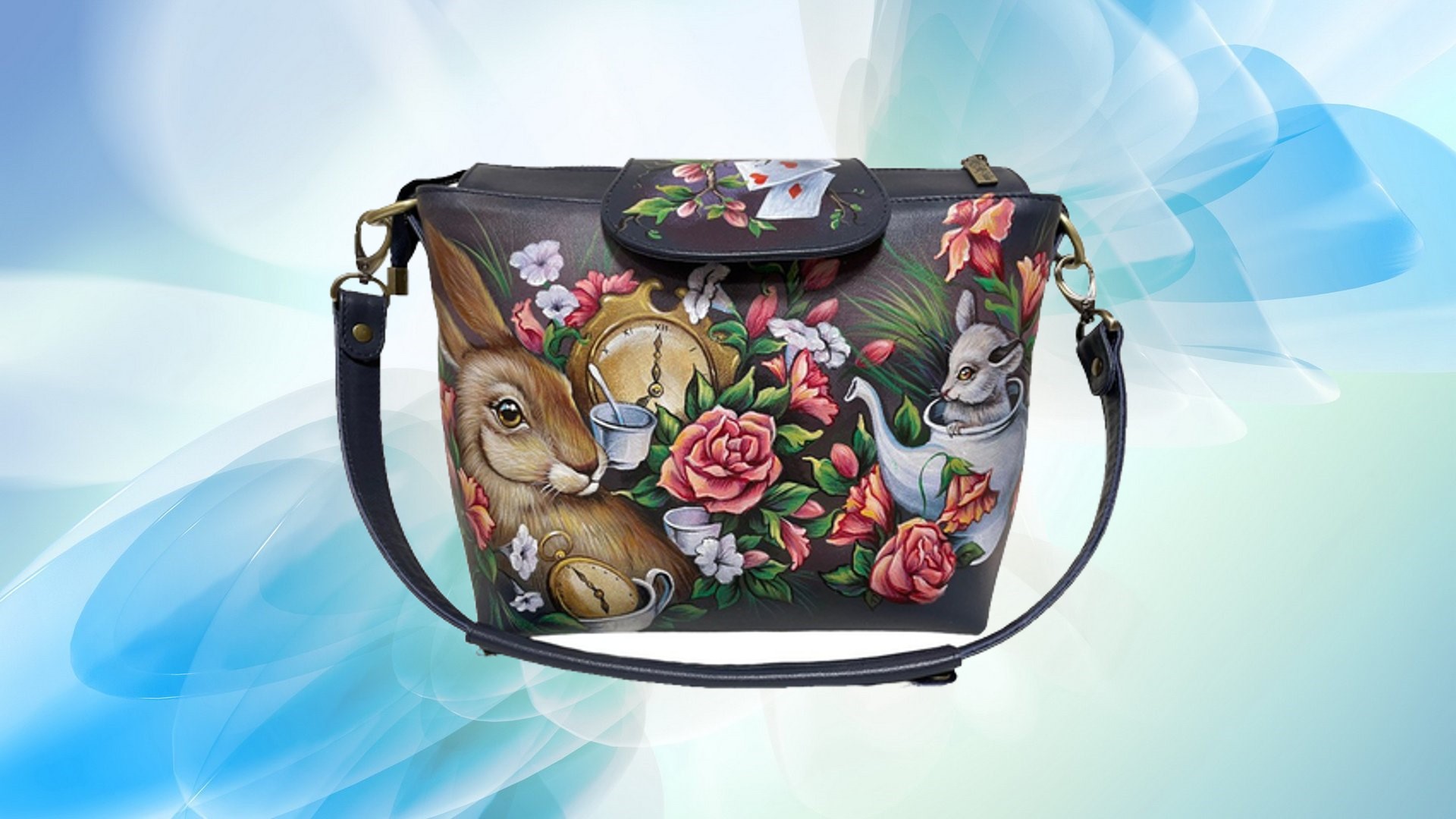 Средняя сумка "Белый Кролик" Pelle Volare