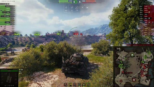 Первый бой на ТОЛСТОПАРДЕ видео ворлд оф танкс wot