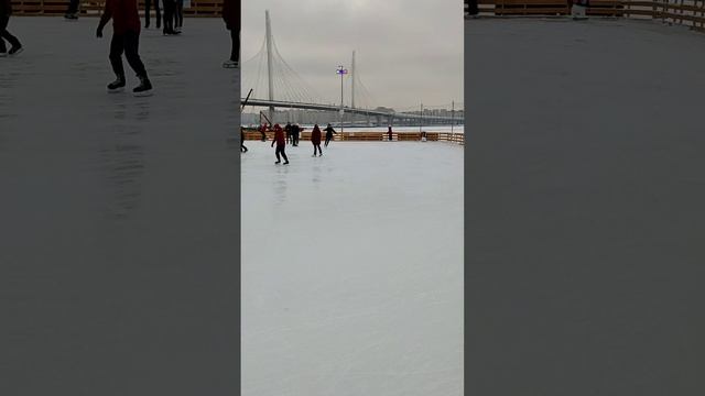 Приключения латиноамериканца в России.Ледовый каток.