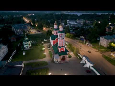 Освещение территории Троицкой церкви в Кирове