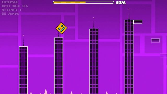 Geometry Dash. Stereo madness showcase 60 fps easy