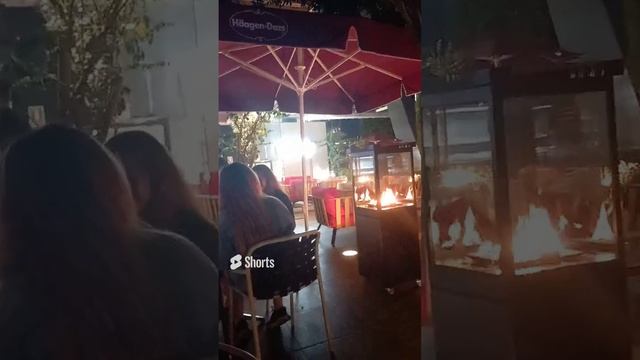 Кипр, Лимасол, кафе, ночь, вечер