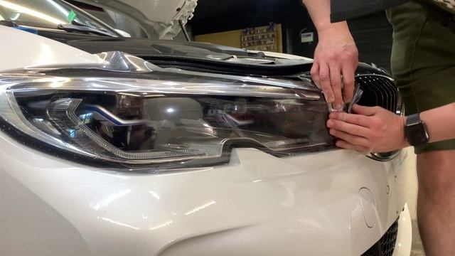 Комплексная оклейка новой BMW 320 в полиуретан