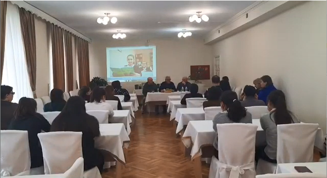 15 марта 2022 г. Встреча с местным поэтом и писателем А.Г. Заремуком. Афипсипская СМБ.mp4